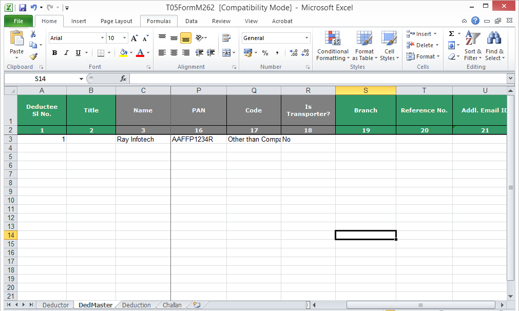 How To Import TDS Entries And Challan From Excel Format In, 54% OFF